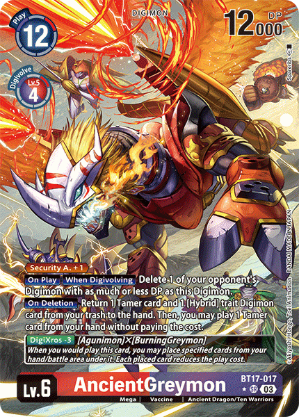 AncientGreymon (BT17-017) Alternative Art – Omni Collectables