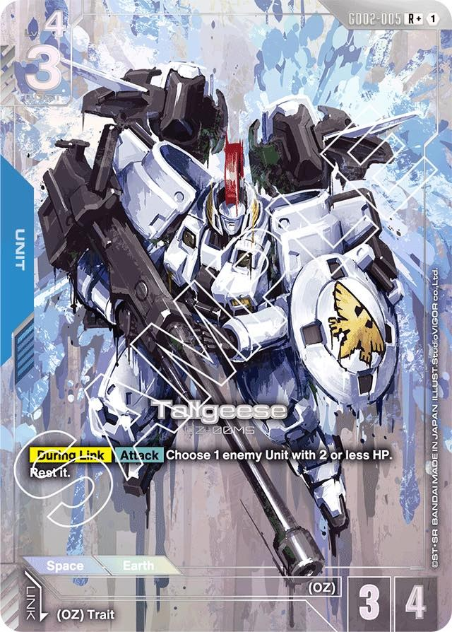 GD02-005: Tallgeese (Alternative Art) – Omni Collectables