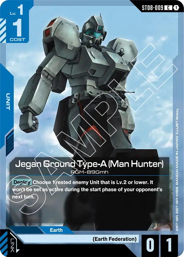 Jegan Ground Type-A (Man Hunter) (ST08-009) Common – Omni Collectables