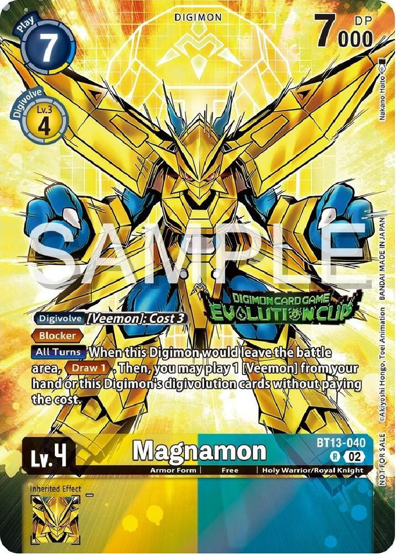 Magnamon (BT13-040) Evolution Cup 2024 – Omni Collectables