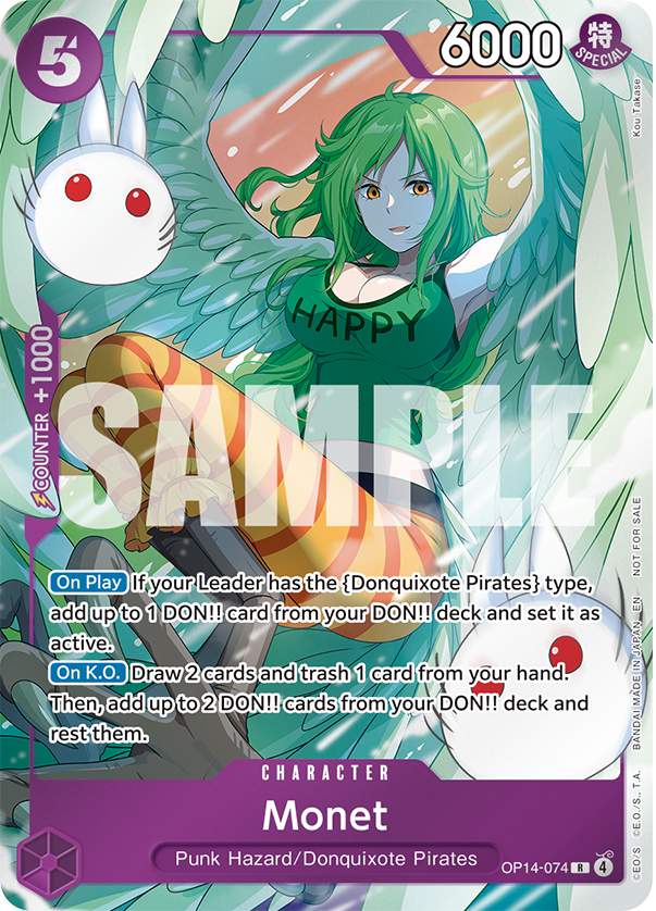 Monet (OP14-074) The Azure Sea's Seven Dash Pack – Omni Collectables