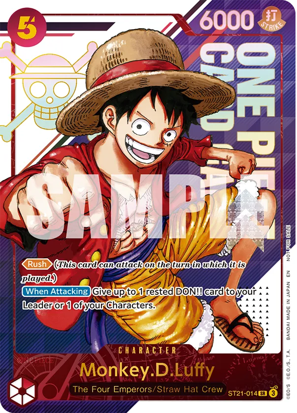 Monkey.D.Luffy (ST21-014) 3rd Anniversary! TREASURE CAMPAIGN PACK ...