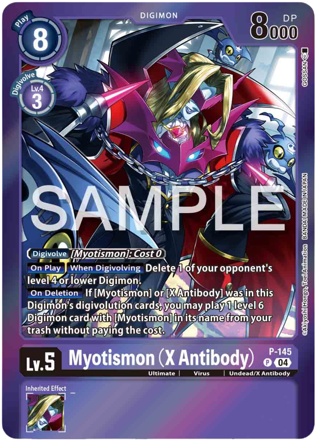 Myotismon (X Antibody) (P-145) Special Limited Set – Omni Collectables