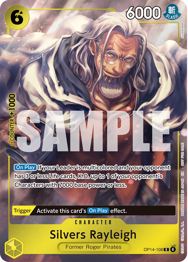 Silvers Rayleigh (OP14-108) The Azure Sea's Seven Dash Pack – Omni ...