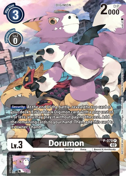 Dorumon (P-070) (Official Tournament Pack Vol.10) – Omni Collectables